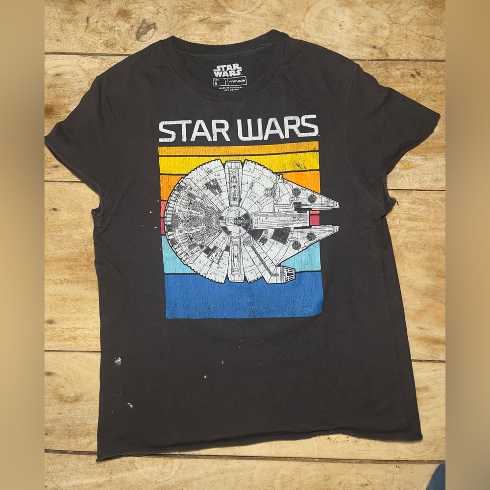 Star Wars Millennium Falcon Retro T-Shirt - Gem